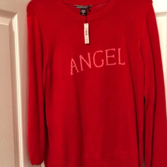 PINK Victoria's Secret | Sweaters | Nwt Pink Victorias Secret Angel ...